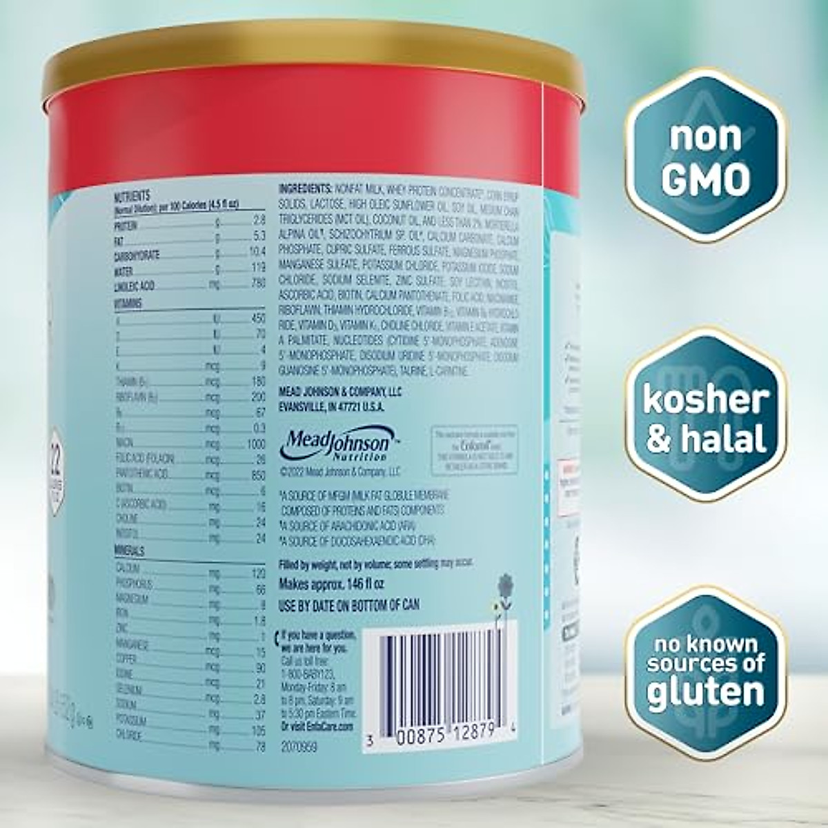 Enfamil NeuroPro EnfaCare High Calorie Premature Baby Formula, Milk-Based with Iron, Brain-Building DHA, Vitamins & Minerals for Immune Support, easy-to-digest proteins, Baby Milk, 23 Oz Can