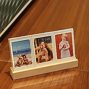 wogozan Instax Mini Picture Frame,Polaroid Frame For Fujifilm instax Mini 12/11/9/8/EVO Instant Camera and Polaroid 3" Film Photo, Can Be Used As Night Light Place 3 Photos