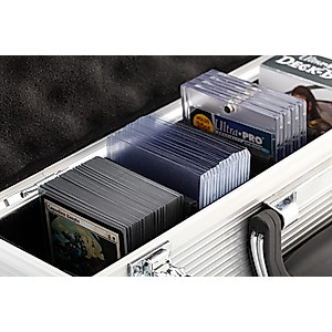 Black Metal Storage Case for TCG, Deck Box, MTG, Magic, FaB, Yugioh, Trading Cards, toploader, EDH, Commander, PTCG, TCG