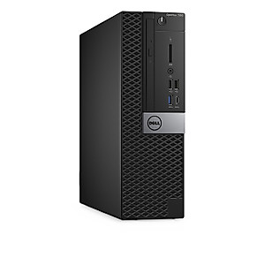 Dell OptiPlex 7050 Small Form Factor Desktop Computer, Intel Core i7-7700, 16GB DDR4, 256GB Solid State Drive, Windows 10 Pro (XNDVW)