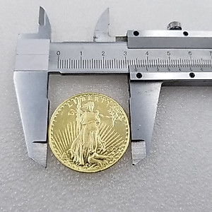 Kocreat Copy 1927-D Double Eagle Liberty Gold Coin Twenty Dollars-USA Souvenir Coin Lucky Coin Morgan Dollar Replica Collection