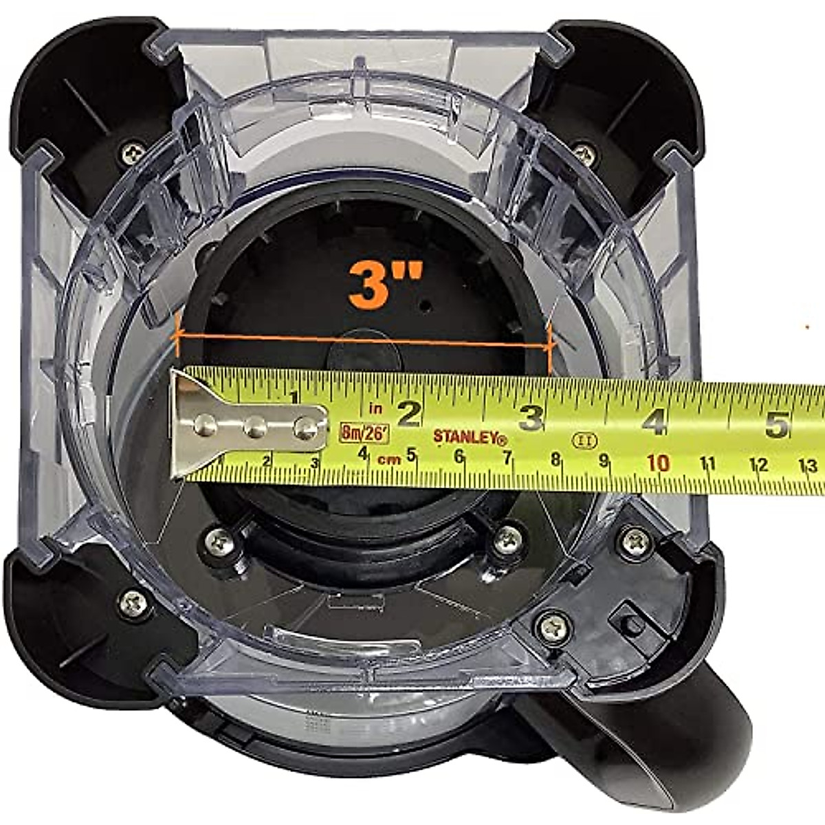 Replacement 64oz (8 Cup) Food Processor Bowl with Locking Lid Only for Ninja BL680 BL680A BL681A BL682 BN801 BN805 BL910 Auto-iQ Duo Blender