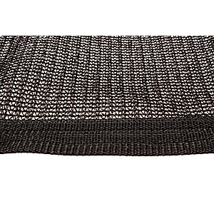 Be Cool Solutions 80% Black Outdoor Sun Shade Canopy: UV Protection Shade Cloth| Lightweight, Easy Setup Mesh Canopy Cover with Grommets| Sturdy, Durable Shade Fabric for Garden, Patio & Porch 6'x12'