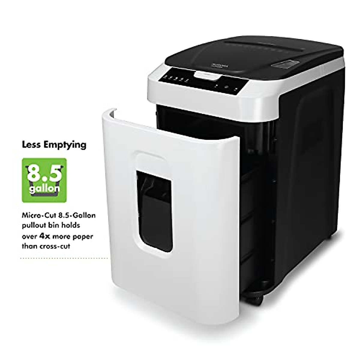 Aurora Commercial Grade 200-Sheet Auto Feed High Security Micro-Cut Paper Shredder/ 60 Minutes/ Security Level P-5