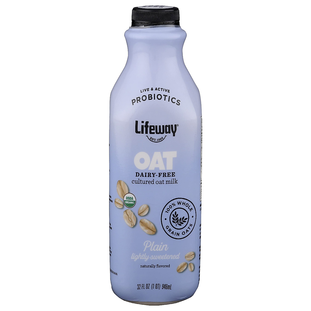 LIFEWAY Organic Plain Oat Drink, 32 FZ