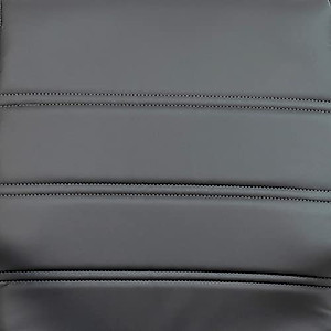 Flash Furniture Whitney Mid-Back Swivel LeatherSoft Desk Chair with Padded Seat and Armrests, Adjustable Height Padded Office Chair, Gray/Chrome