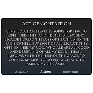 Needzo Sacred Heart Catholic ID, Pocket and Wallet Prayer Card, Religious Keepsake, 2.125 by 3.25 Inches, Pack of 5