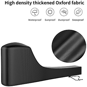 NIRWA Rowing Machine Cover | Oxford Fitness Equipment Protective Covers Waterproof | Tear and UV Resistant Rowing Machine Cover Protects from Dust Debris and Splashing Water