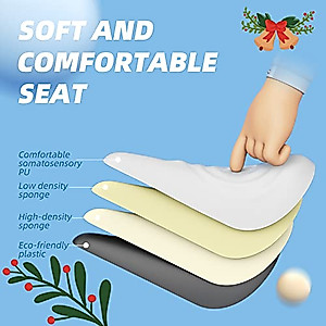 XJD Baby Balance Bikes Bicycle Baby Toys for 1 Year Old Boy Girl 10 Month -24 Months Toddler Bike Infant No Pedal 4 Wheels First Bike or Birthday Gift Children Walker (Blue Yellow, Upgrade)