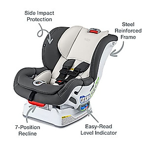 Britax Marathon Clicktight Convertible Car Seat, Mod Ivory SafeWash