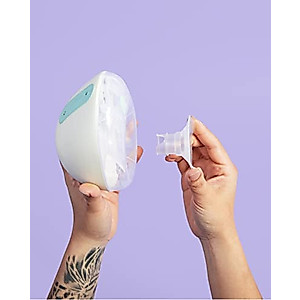 Pumping Pretty Pump Flange Inserts, Compatible with Wearable Breast Pumps, Fits Into 24/25mm Flanges, Breast Pump Accessories, Flange Inserts Suitable for Flat and Elastic Nipples, 2-Pc Set, 19mm