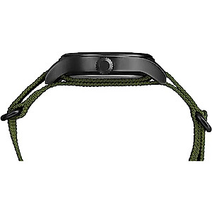 Timex Men's TW4B04700 Expedition Scout 40 Green Nylon Slip-Thru Strap Watch