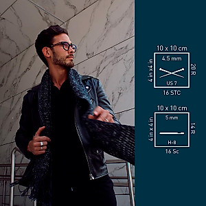 Circulo Jeans Cotton Yarn, 100% Brazilian Cotton Yarn - Cotton Yarn for Crocheting and Knitting, Yarn Art Jeans- DK Weight Yarn, 144yds and 3.5 oz, Color 8751