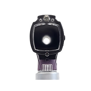 MEDCASE Brilliance German Fiber Optic Otoscope - Professional Ear Scope with LED Light and Speculum for Ear Examination and Diagnosis - Ideal for Professional and Home Use - Purple Color