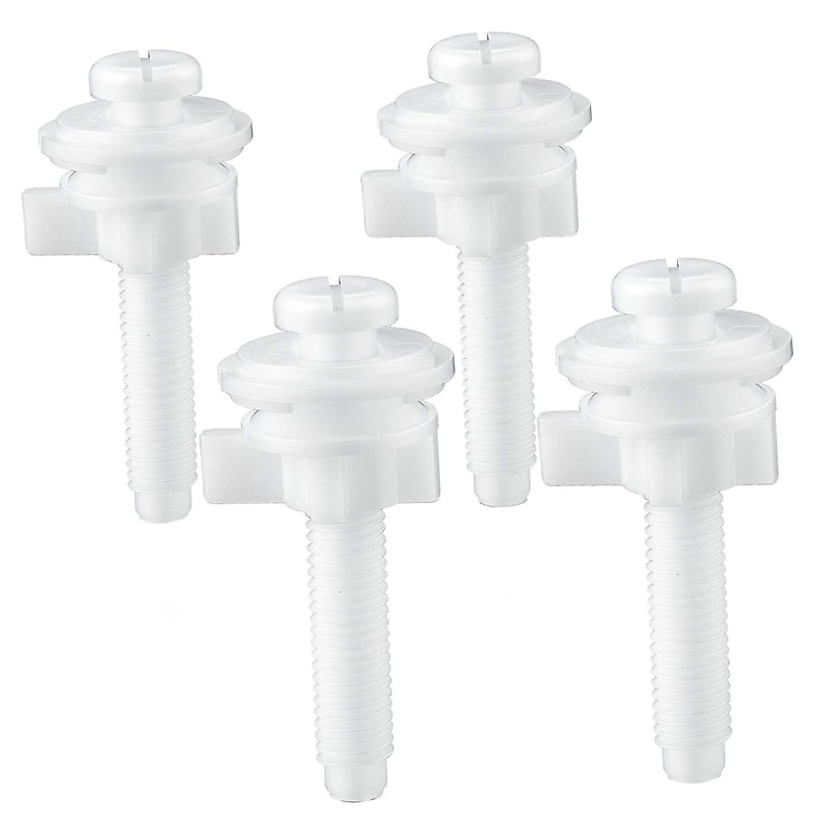 4pcs Toilet Screw Toilet Seat Accessory Toilet Seat Lid Fixing Screw Toilet Seat Cover Fixing Screw Toilet Seat Lid Screw Replacement Toilet Cover Screw Replacement