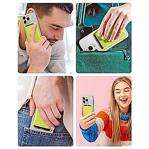 SOFTGAS Magnetic Card Wallet Holder for Apple Magsafe for iPhone 14 Pro Max/14 Plus/14 Pro/14, for iPhone 13 Pro Max/13 Pro/13, for iPhone 12 Pro Max/12 Pro/12, Cell Phone Case Accessory