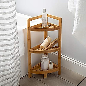 3-tier Corner Bathroom Shelf (9.05 X 9.05 X 24.4")