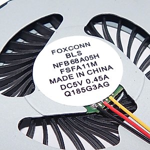 New CPU Cooling Fan for Toshiba Satellite Radius P55W-B5220 P55W-B5224 NFB68A05H