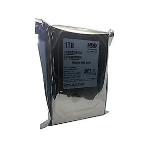 MaxDigitalData (MD1000GSA6472) 1TB 64MB Cache 7200RPM SATA 6.0Gb/s 3.5in Internal Desktop Hard Drive - 2 Years Warranty (Renewed)