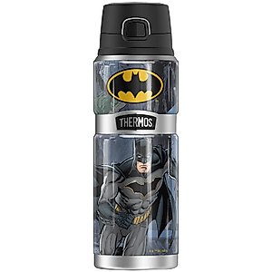 Batman Batman Batcave THERMOS STAINLESS KING Stainless Steel Drink Bottle, Vacuum insulated & Double Wall, 24oz