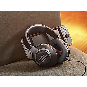 JBL Quantum 100 - Wired Over-Ear Gaming Headphones - Black