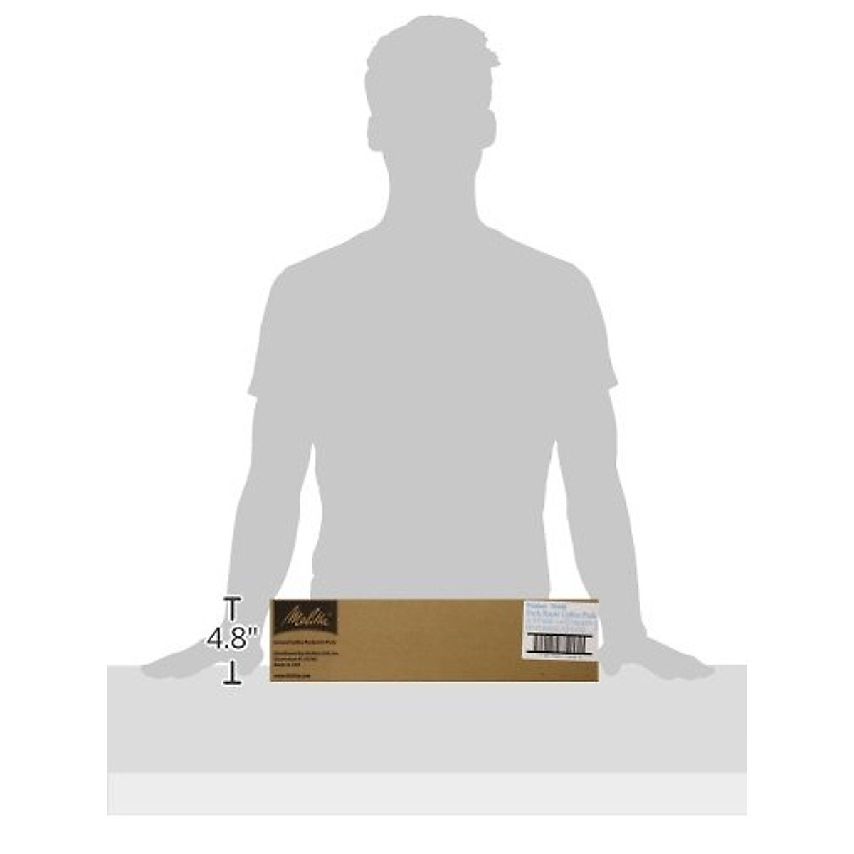 Melitta Coffee Pods, Dark Roast, 18 Count (Pack of 6) 108 Total Pods