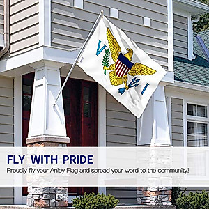 ANLEY Fly Breeze 3x5 Feet Virgin Islands of the United States Flag - Vivid Color and Fade Proof - Canvas Header and Double Stitched - Virgin Islander Flags Polyester with Brass Grommets