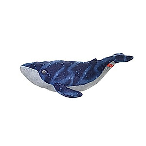 Wild Republic Blue Whale Plush, Stuffed Animal, Plush Toy, Gifts for Kids, Cuddlekins 20 Inches