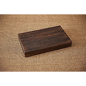 SINOBEST Wood Step Stool, Portable Rectangle Bed Stool, Small Step Ladder for Kitchen & Bathroom, Foot Rest Stool Under Desk, Large Surface, Strong and Durable for Kids, Adults and Elders