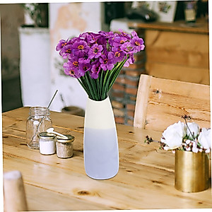 BESPORTBLE 4Pcs Artificial Violet Flowers Silk Flowers Fake Flowers Faux Flowers Stems Arrangement for Indoor Outdoor Home Shop Garden Windows Wedding Purple