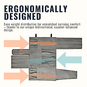 Sunday X Best Heavy Duty Waxed Canvas Chef Knife Roll Bag - Holds & Protects up to 12 Knives - Zipper Pocket for Utensil Storage - Perfect Knife Bag for Chefs on the Go (Stone Grey)