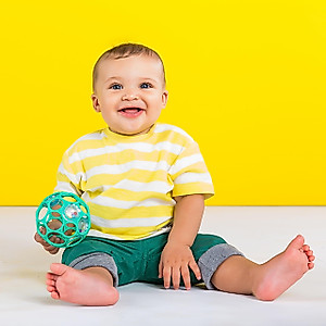 Bright Starts Everything Nice Teething Toys 9-Piece Set - BPA-Free Rattles and Chillable Teethers, Purple and Pink Baby Toys, 3 Months+