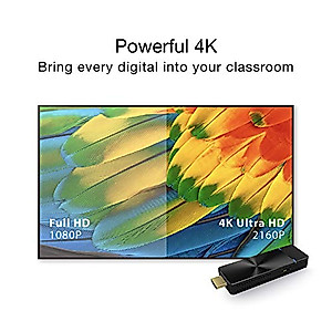 EZCast PRO II Dongle | 5G Wireless HDMI Extender and Receiver, Stream 4K Video, Supports Airplay, Miracast, High Speed MIMO 2T2R WiFi, 4 to 1 Split Screens Features