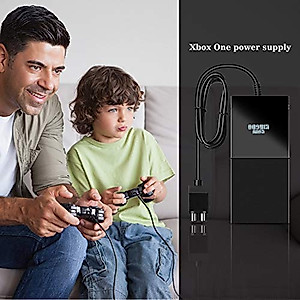 Power Brick Compatible with Xbox One Power Supply Brick for Xbox One, KSW KINGDO Power Supply for Microsoft Xbox one [Sole Newest Quietest Version]