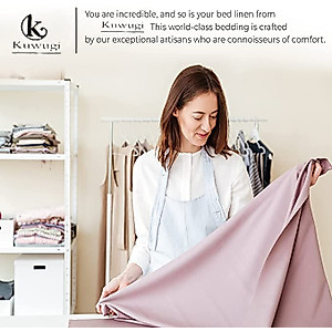 Velfont 3Pcs Duvet Cover Set 100% Egyptian Cotton 800 Thread Count Duvet Cotton with Zipper Closure & Corner Ties, Super King Size (116" x 98") Inch, Plum Solid