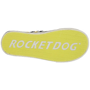 Rocket Dog womens Jazzin Sneaker, Daisy Black, 7 US
