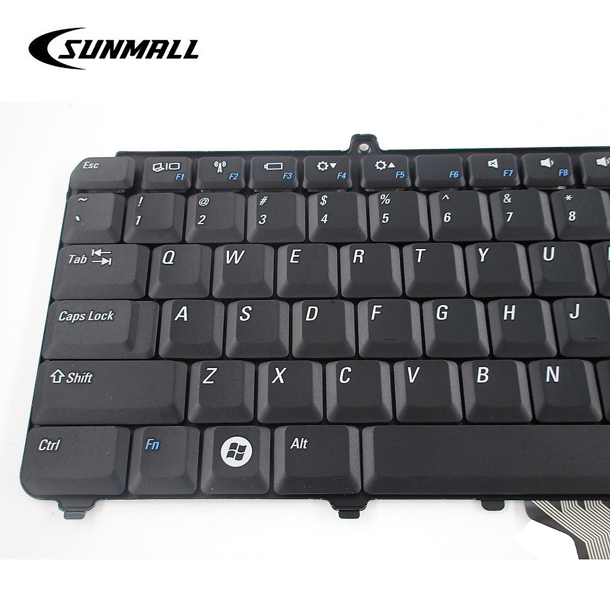 SUNMALL Keyboard Replacement Compatible with Dell Inspiron 1545 1525 1420 Laptop US Black