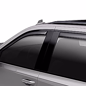Auto Ventshade [AVS] In-Channel Ventvisor | 2015 - 2020 Cadillac Escalade ESV, 2015 - 2020 Chevrolet Suburban, 2015 - 2020 GMC Yukon - Smoke, 4 pc. | 194966