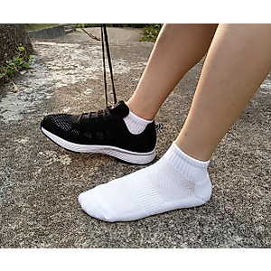 FORMEU Women's Moisture Wicking Athletic Low Cut Ankle Cotton Cushion Socks Breathable Comfortable 4/6 Pairs