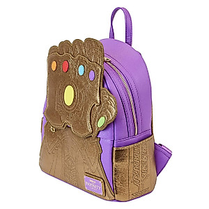 Loungefly Marvel Shine Thanos Gauntlet Mini Backpack Standard