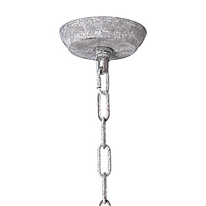 Congratsu 6 Light French Country Chandelier for Dining Room, Farmhouse Chandeliers for Living Room, Bedroom, 29.5” Dia