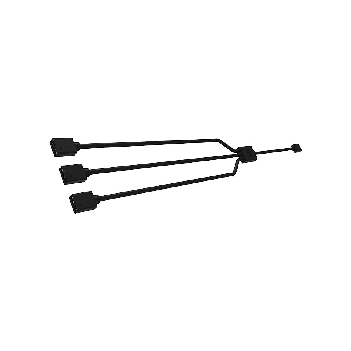 Cooler Master R4-ACCY-RGBS-R2 1-to-3 RGB Splitter Cable for LED Strips, RGB Fans, 5pcs 4-Pin Header Computer Cases, CPU Coolers and Radiators RGB Fans
