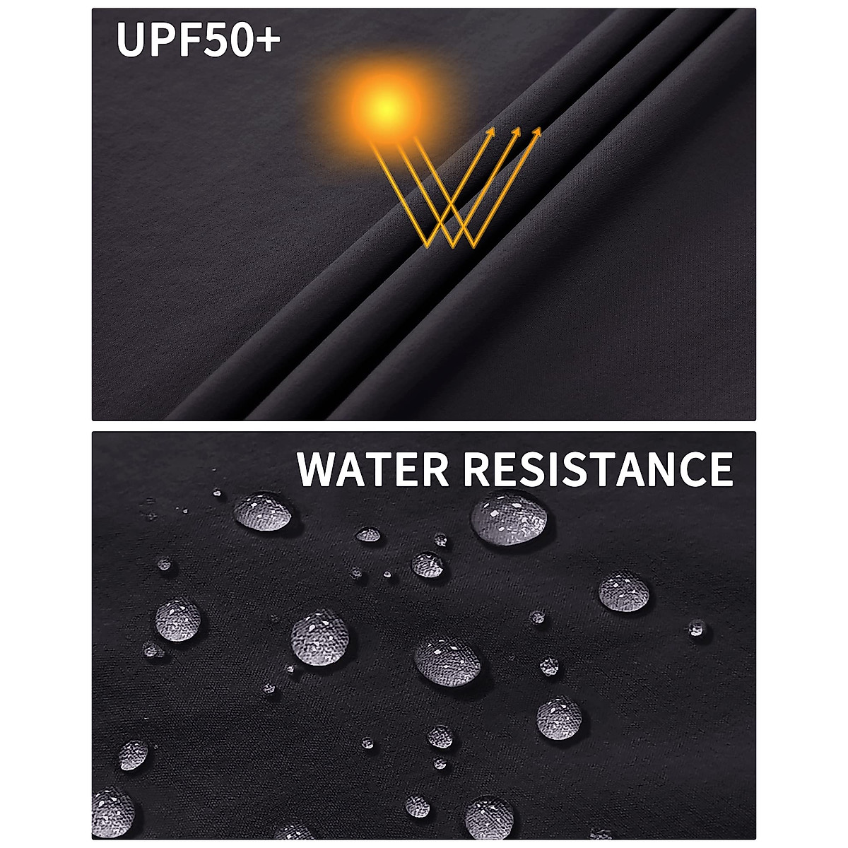 LastFor1 Women's Golf Skorts Lightweight Athletic Skirts UPF 50+ Elastic Waist with Shorts for Casual Outdoor Tennis Black L