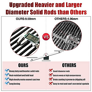 70-02-411 70-02-412 DGH474CRP Heat Shield Grill Grates Grill Replacement Parts for Dyna Glo DGH474CRP-D DGH474CRN-D 70-01-911 70-02-656 70-01-910 Side Sear PLUS and Main Burner Cover Grill Parts