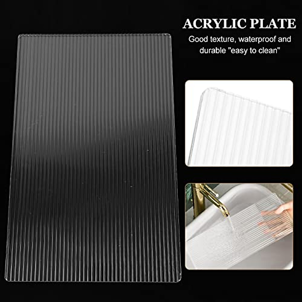 Cabilock Bathroom Organizer Vanity Tray Bathroom Countertop Organizer Sink Dresser Makeup Organizer Cosmetics Holder Spices Rack Bathtub Tray for Tissues Candles Towel Soap Vanity Organizer