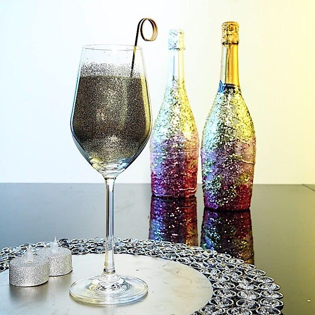 Weddings Parties and Gift 1 lb Gold Sparkly Glitter Crafts DIY Party Table Wedding Decorations Wholesale vngift11258