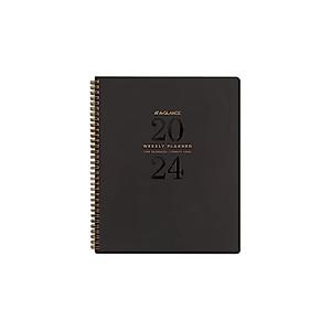 2024 AT-A-GLANCE Signature Lite 8.5-inch x 11-inch Weekly & Monthly Planner, Black (YP905L-05-24)