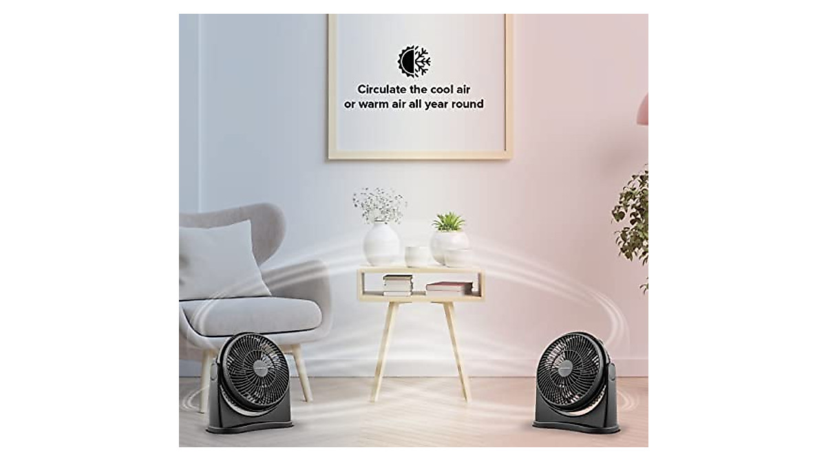 Air Monster 8-Inch High Velocity Desk Fan
