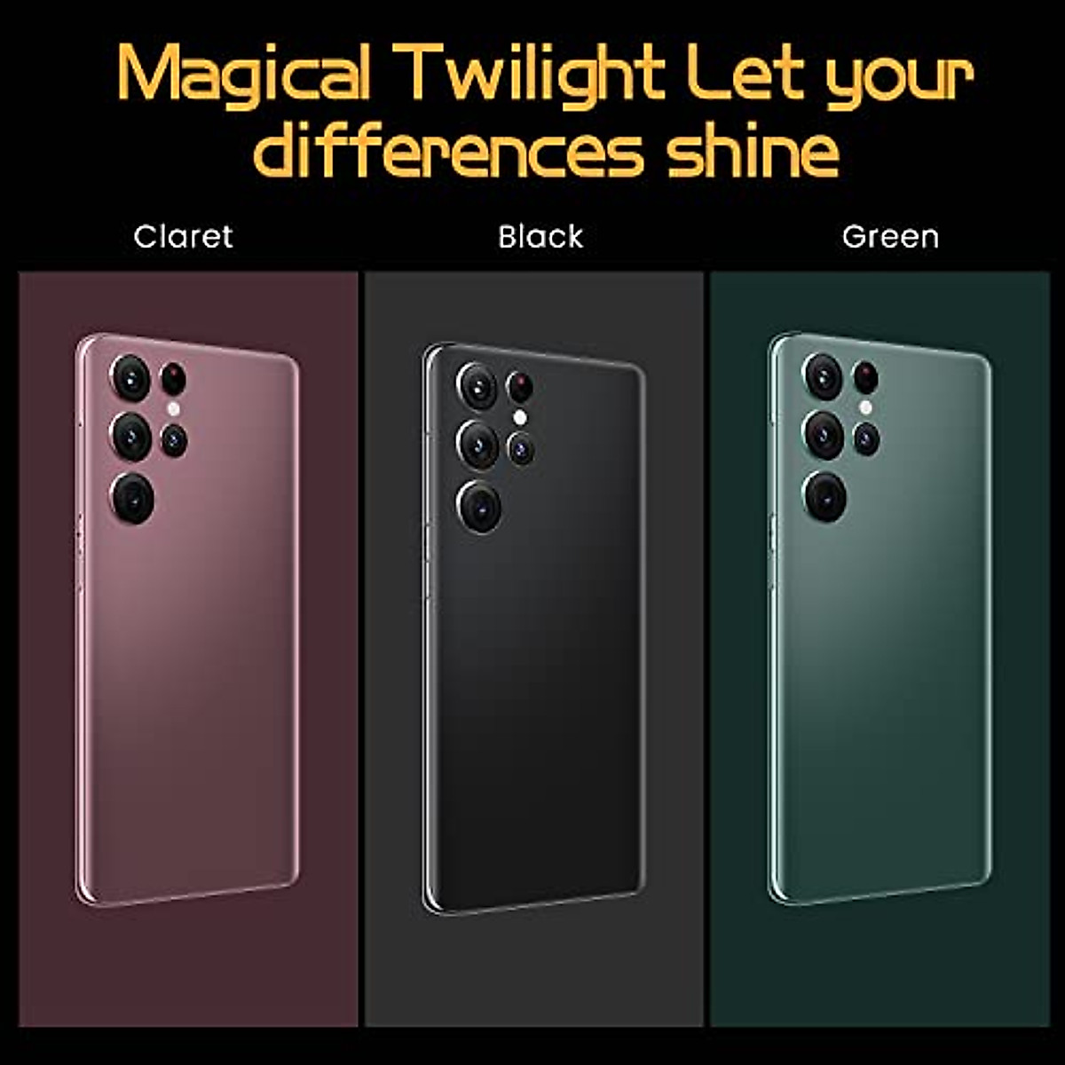 NIEGA Smartphone Unlocked Cell Phones S22 Ultra 6.7in HD Screen The Black Phone 2GB/16GB Android 10 Straight Talk Phone 5000mAh 128GB Extension Dual Sim Boost Mobile Phones Telefonos (Gold)