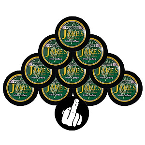 DC Crafts Nation Skin Can Cover Middle Finger with 10 Cans Jake's Mint Chew Irish Coffee Pouches